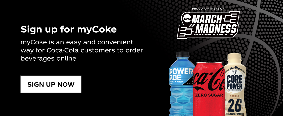 Sign up for myCoke - Click here