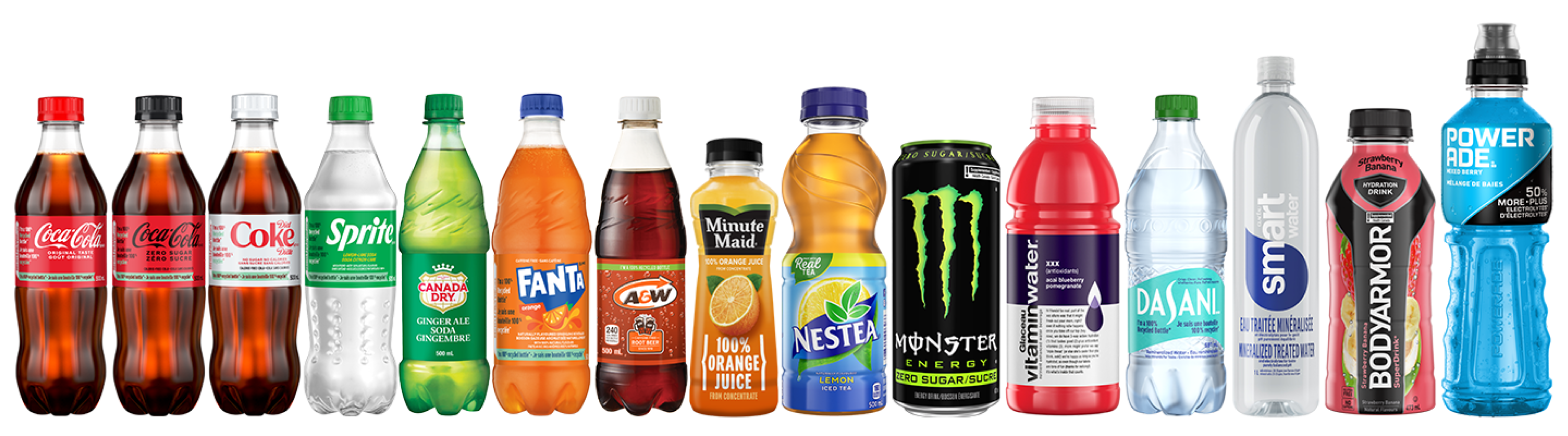 Brands Available through MyCoke